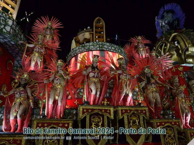 Desfile Porto da Pedra no Carnaval 2024 do Rio de Janeiro 12 ...